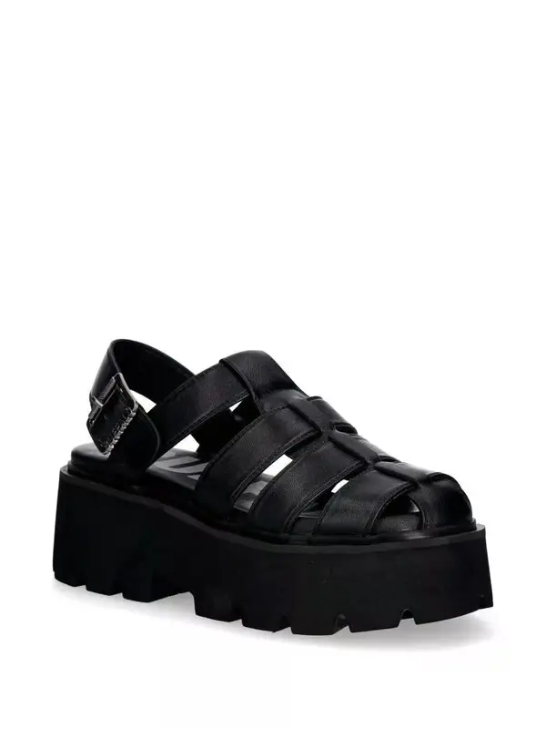 BUFFALO Brake Caged Platform Sandals