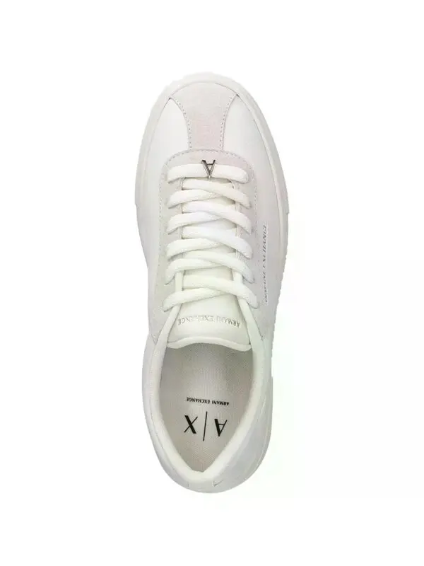 Armani Exchange Logo-plaque Platform Sneakers
