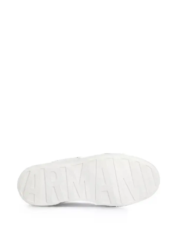 Armani Exchange Logo Plaque Platform Sneakers
