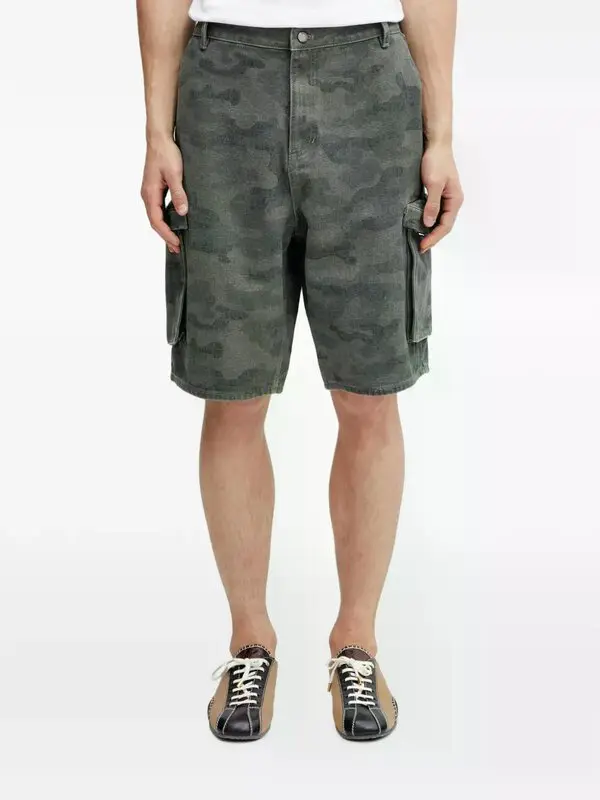 DAILY PAPER Camouflage-print Cargo Shorts