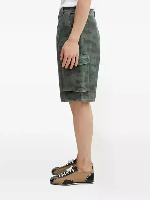 DAILY PAPER Camouflage-print Cargo Shorts