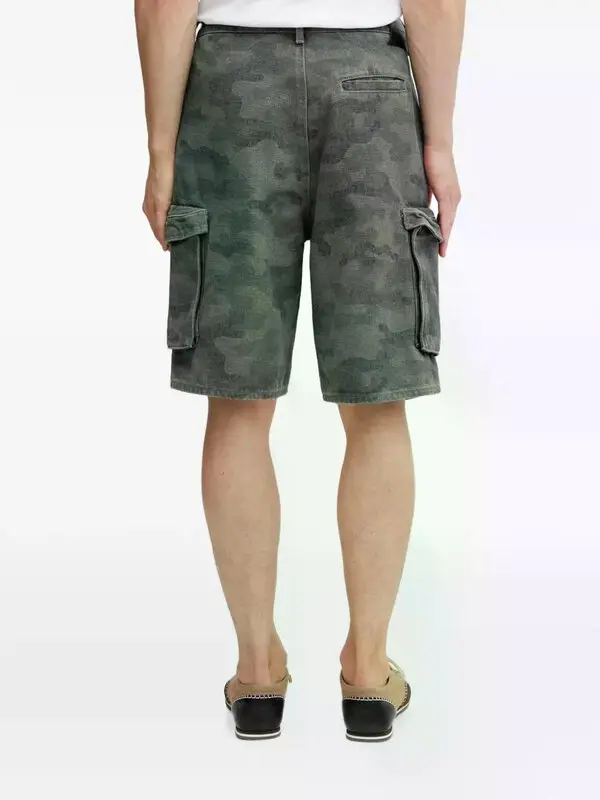 DAILY PAPER Camouflage-print Cargo Shorts