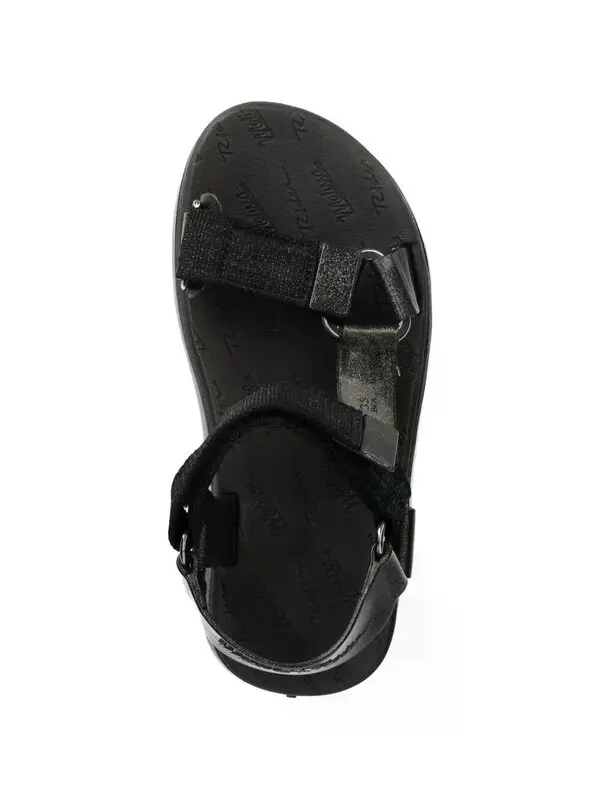 Melissa Papete + Rider Good Times Ad Glitter-effect Touch-strap Sandals