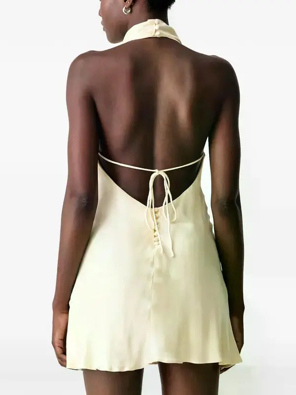 Bardot Kristina Halterneck Backless Mini Dress