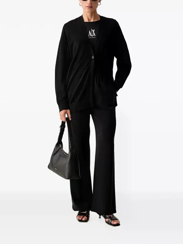 Armani Exchange Logo-embroidered T-shirt