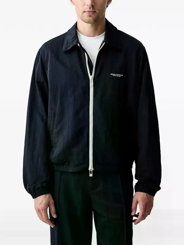 Armani Exchange Logo-print Zip-up Jacket