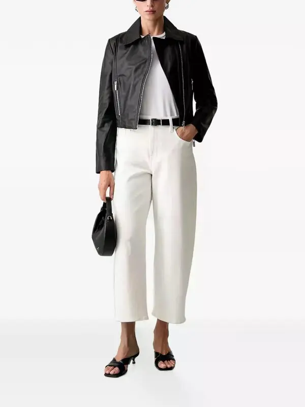 Armani Exchange Zip-fastening Leather Jacket