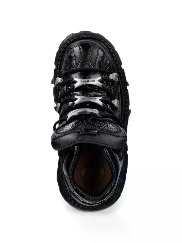 NEW ROCK Metallic Chunky-sole Sneakers