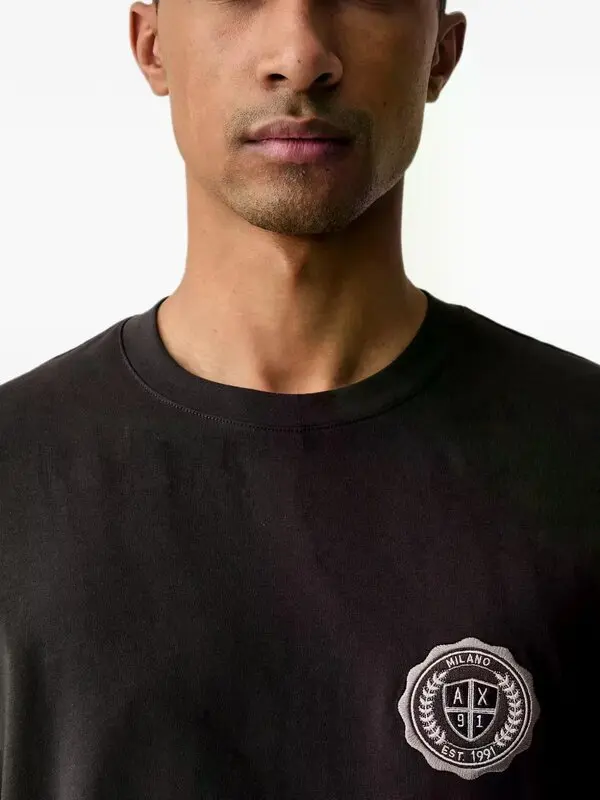 Armani Exchange Logo-patch Short-sleeve T-shirt