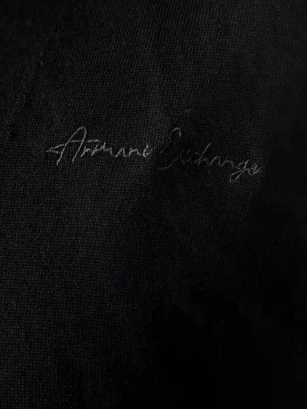 Armani Exchange V-neck Logo-embroidered Cardigan