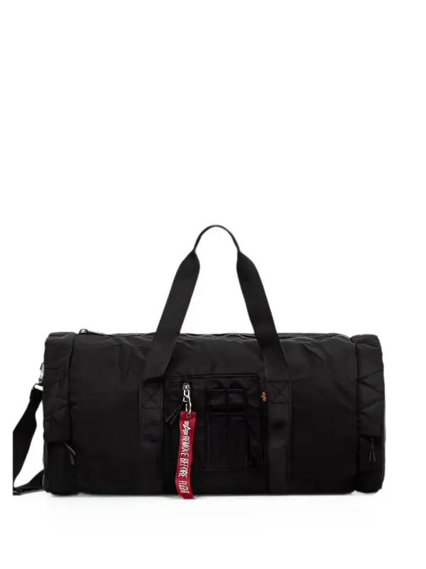 Alpha Industries Quilted-trim Logo-print Holdall