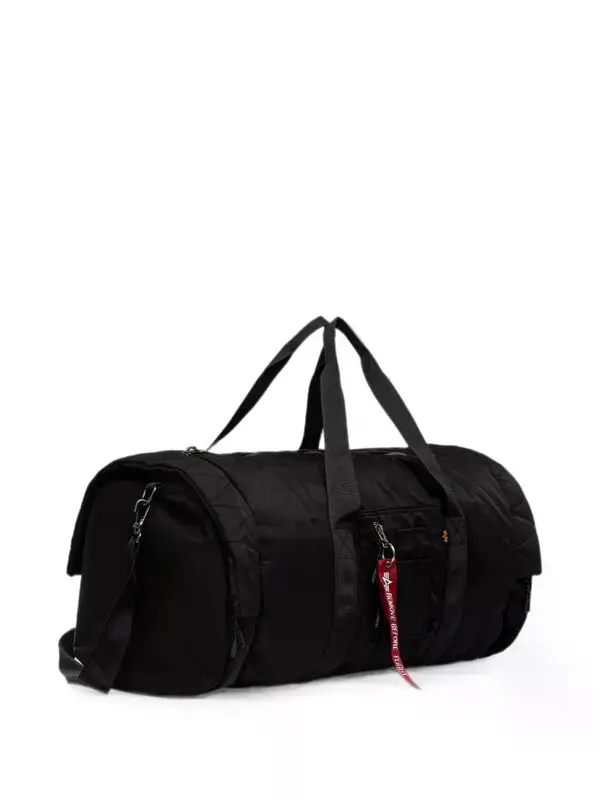 Alpha Industries Quilted-trim Logo-print Holdall