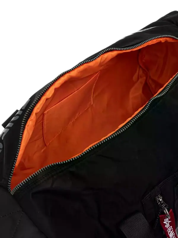 Alpha Industries Quilted-trim Logo-print Holdall