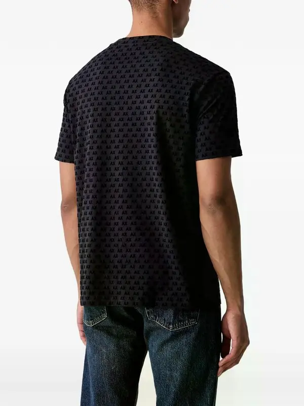 Armani Exchange Logo-pattern T-shirt