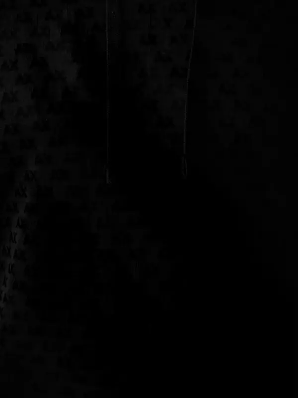 Armani Exchange Logo-pattern Drawstring Hoodie