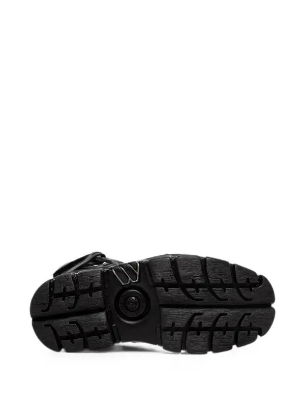 NEW ROCK Buckle-strap Platform Boots
