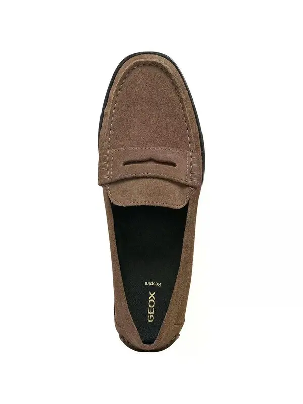 Geox Noemen Suede Penny Loafers