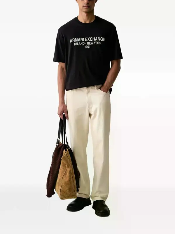 Armani Exchange Logo-print Cotton T-shirt