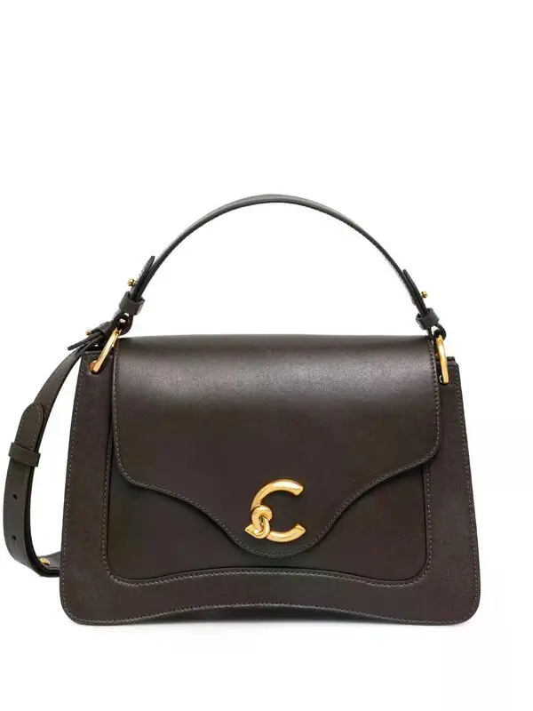 COCCINELLE Logo-plaque Leather Shoulder Bag