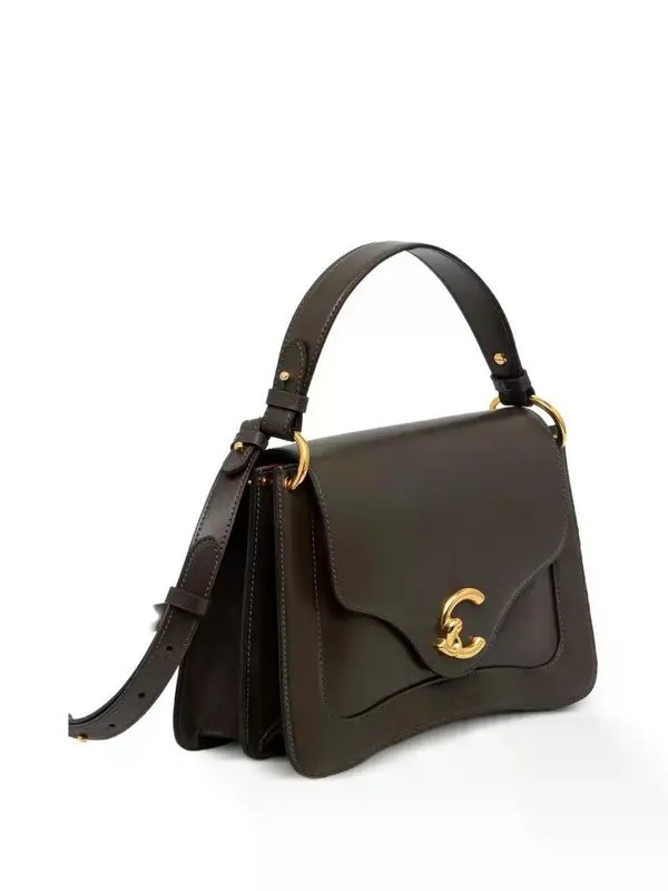 COCCINELLE Logo-plaque Leather Shoulder Bag