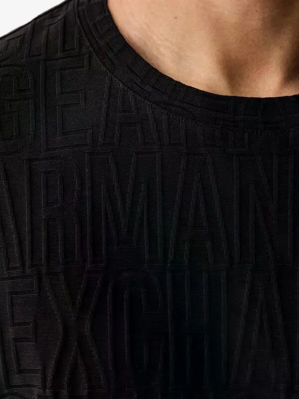 Armani Exchange Logo-jacquard Cotton T-shirt