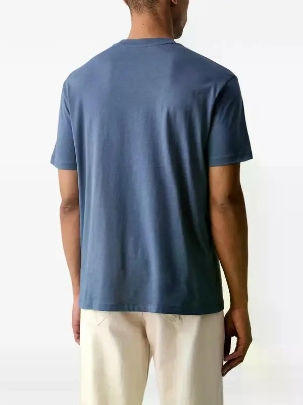 Armani Exchange Logo-embroidered T-shirt