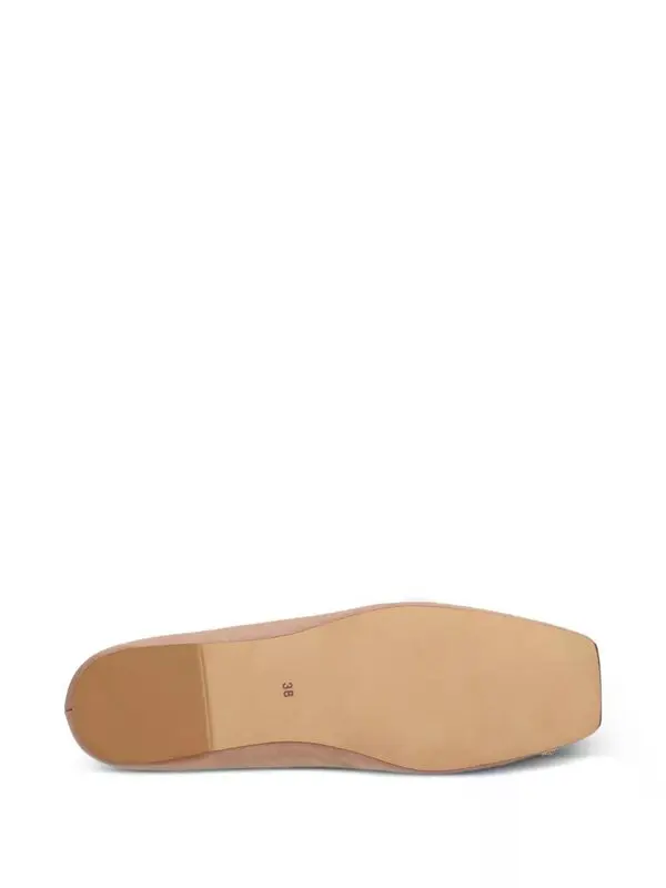 Jeffrey Campbell Ornate Crystal-embellished Square-toe Ballet Flats