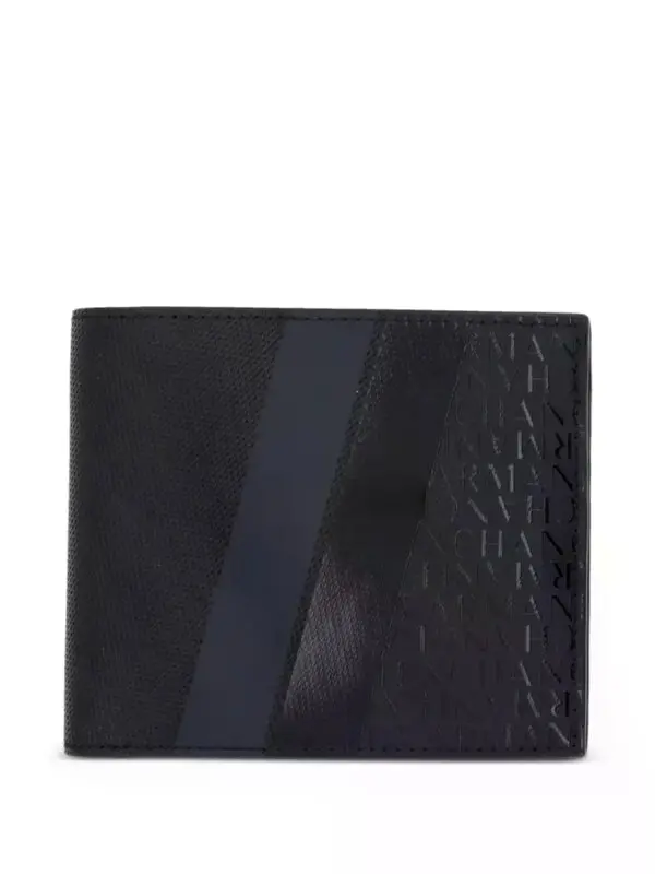 Armani Exchange Logo-embossed Bifold Wallet