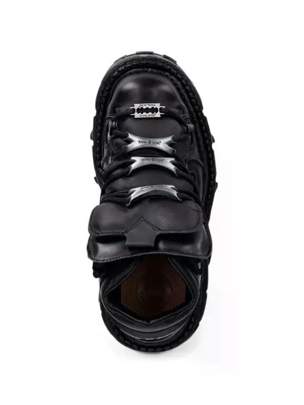 NEW ROCK Logo-plaque Platform Sneakers