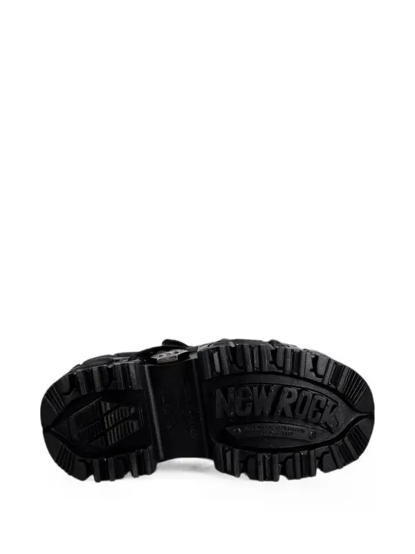 NEW ROCK Logo-plaque Platform Sneakers
