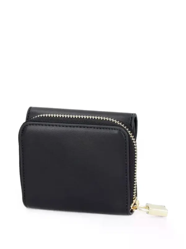 Armani Exchange Logo-print Zip-around Wallet - Black