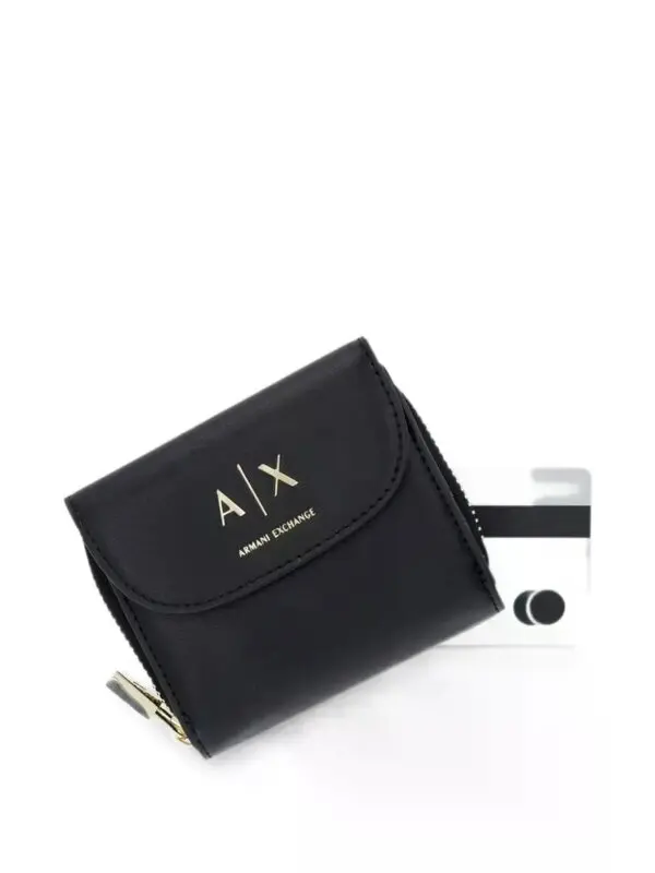 Armani Exchange Logo-print Zip-around Wallet
