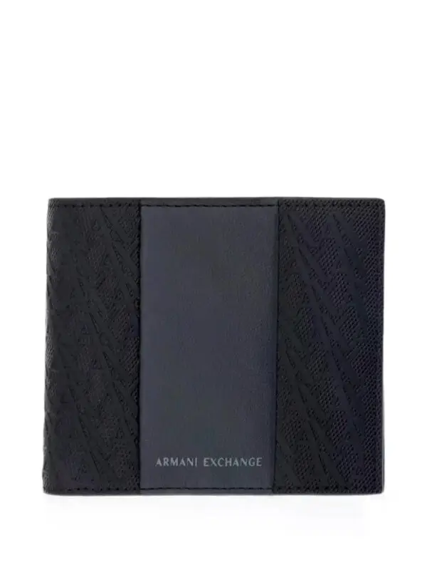 Armani Exchange Monogram-pattern Bifold Wallet
