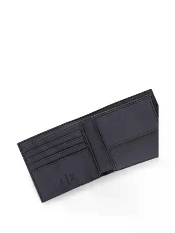 Armani Exchange Monogram-pattern Bifold Wallet