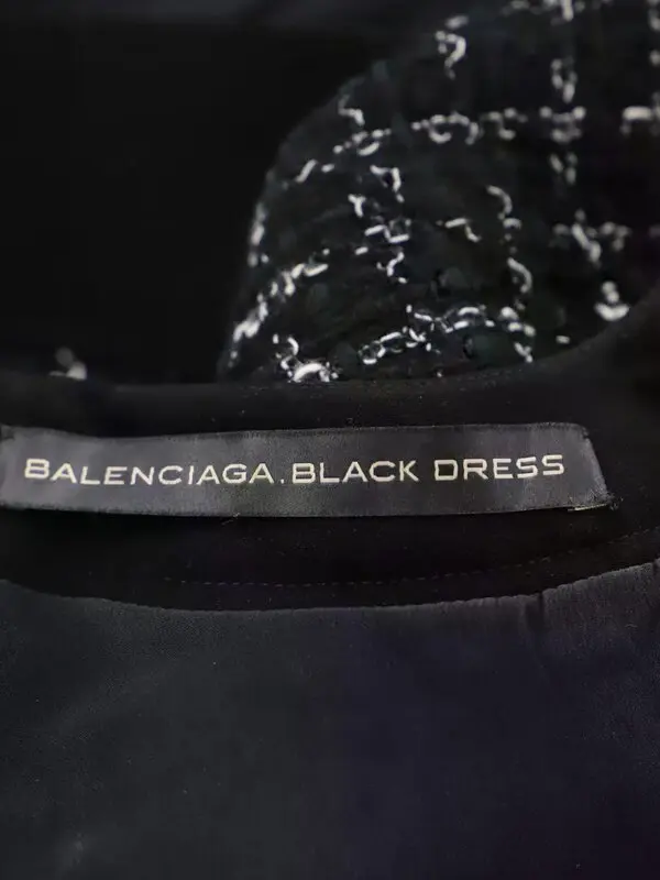 Balenciaga Tweed Shift Dress