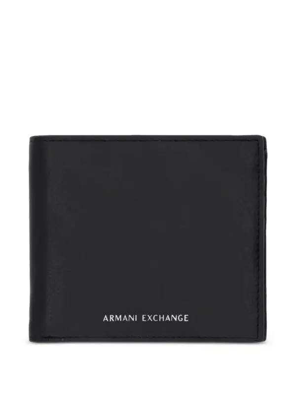 Armani Exchange Logo-print Bi-fold Wallet