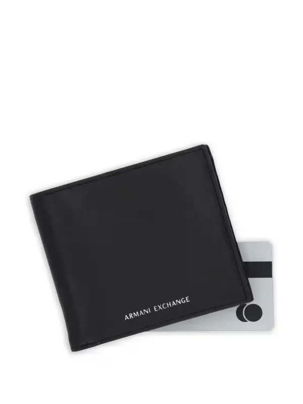 Armani Exchange Logo-print Bi-fold Wallet