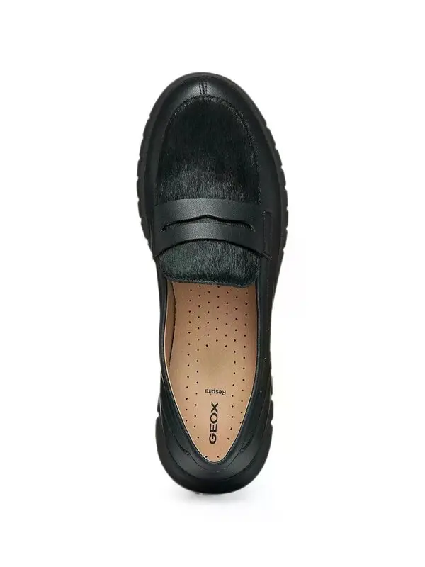 Geox Flextride Calf Hair-panel Loafers