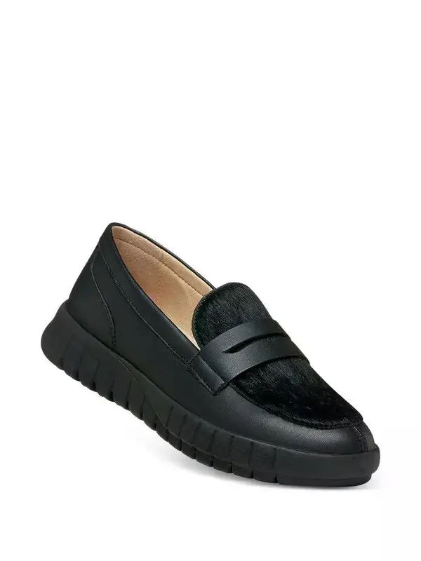 Geox Flextride Calf Hair-panel Loafers