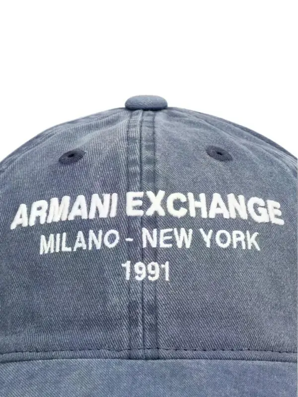 Armani Exchange Logo-embroidered Baseball Cap