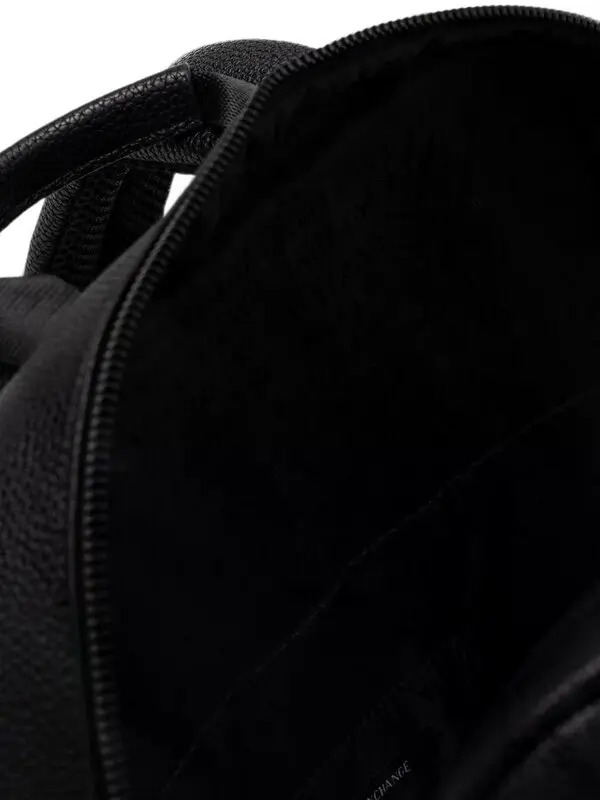Armani Exchange Logo-detail Grained Backpack