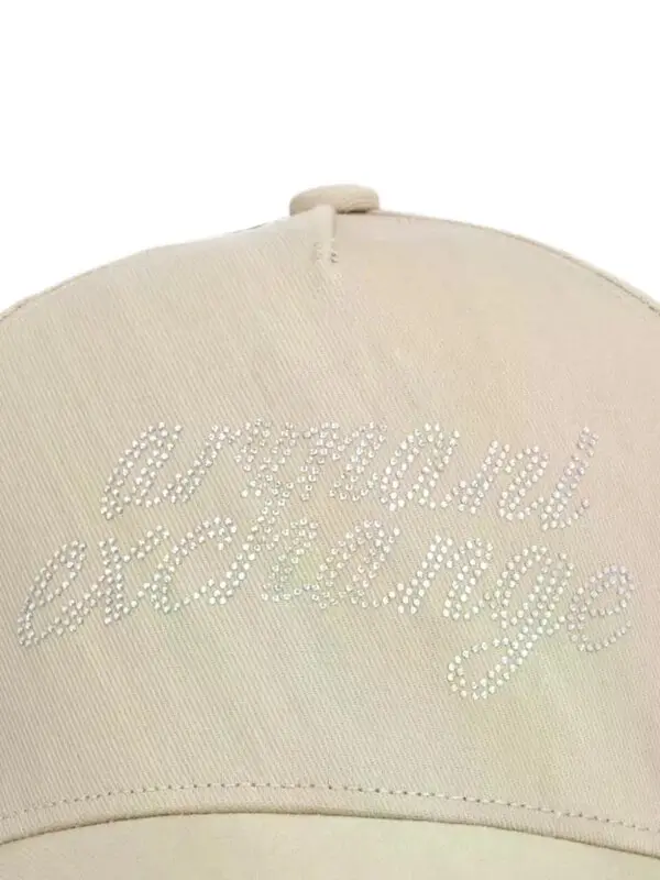 Armani Exchange Rhinestone-logo Baseball Cap