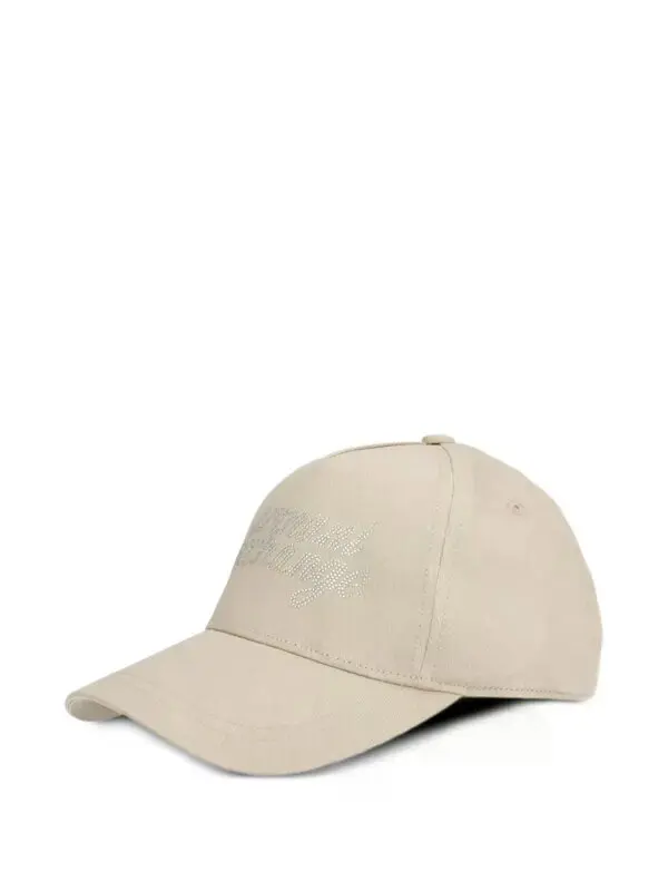 Armani Exchange Rhinestone Logo Baseball Cap - Neutrals