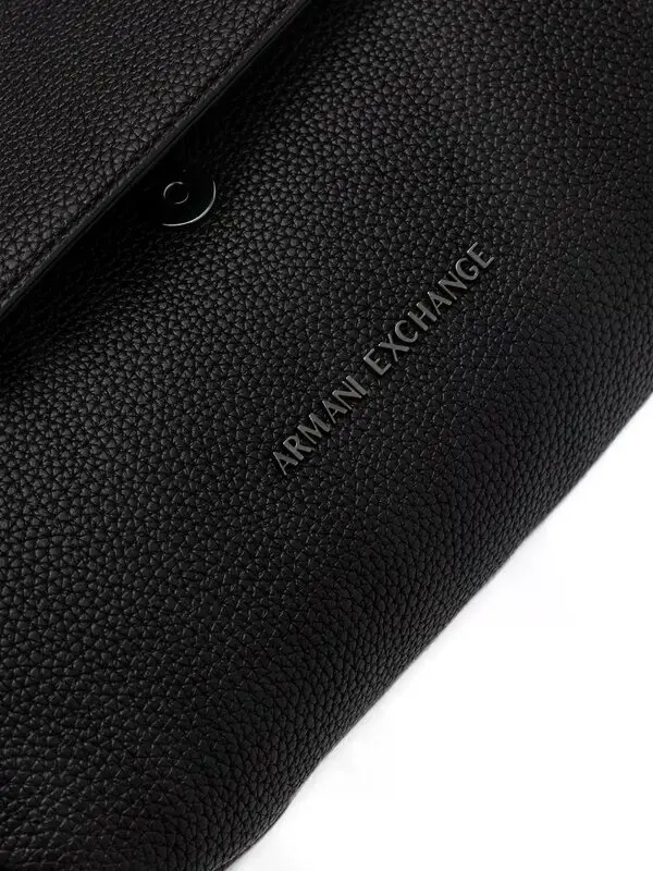 Armani Exchange Pebbled Foldover Belt Bag