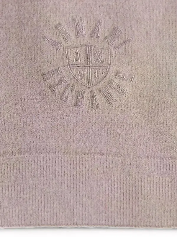 Armani Exchange Logo-embroidered Scarf