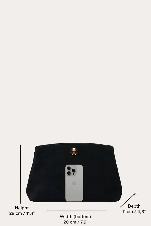 LIFFNER Pushlock Pouch Denim Suede