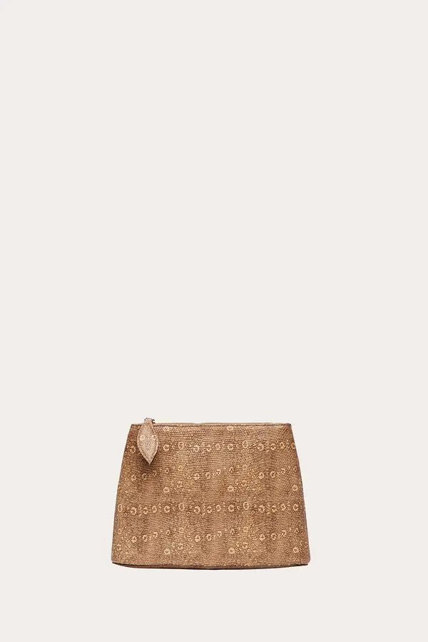 LIFFNER Zip Clutch Lizard