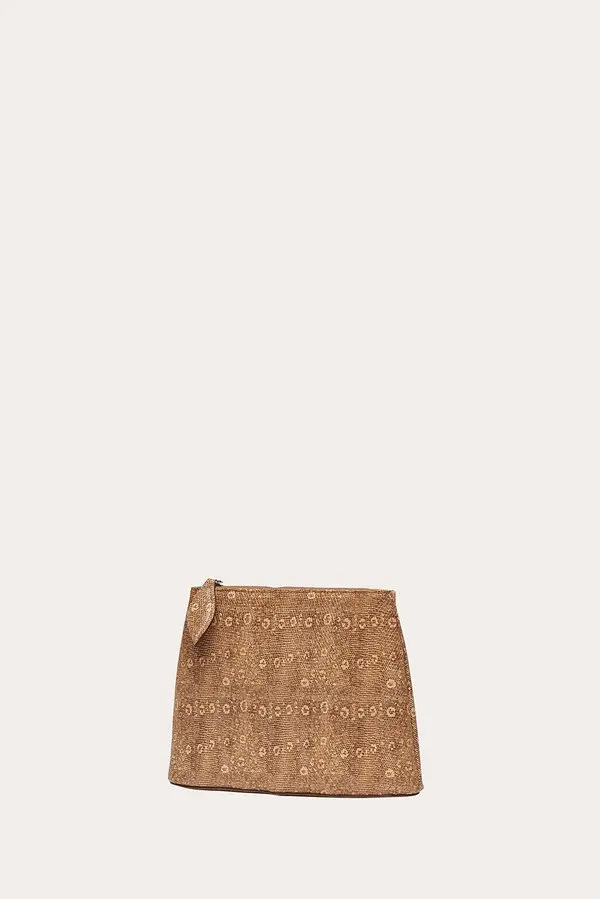 LIFFNER Zip Clutch Lizard