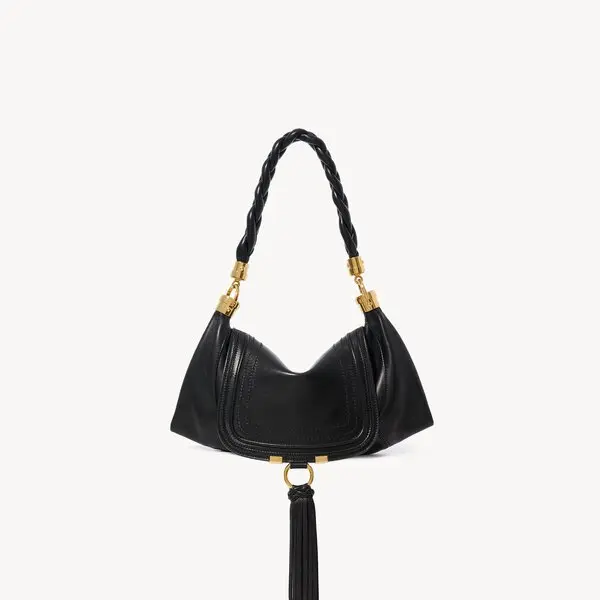 Chloé Small Marcie Foulard Hobo Bag In Soft Leather