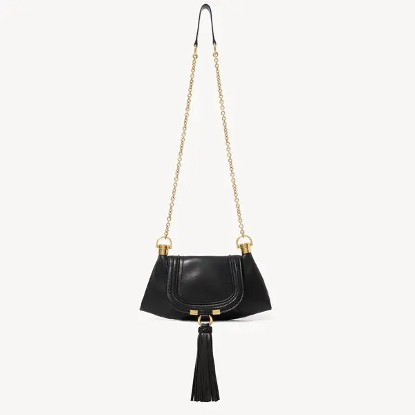 Chloé Mini Marcie Foulard Chain Bag In Soft Leather